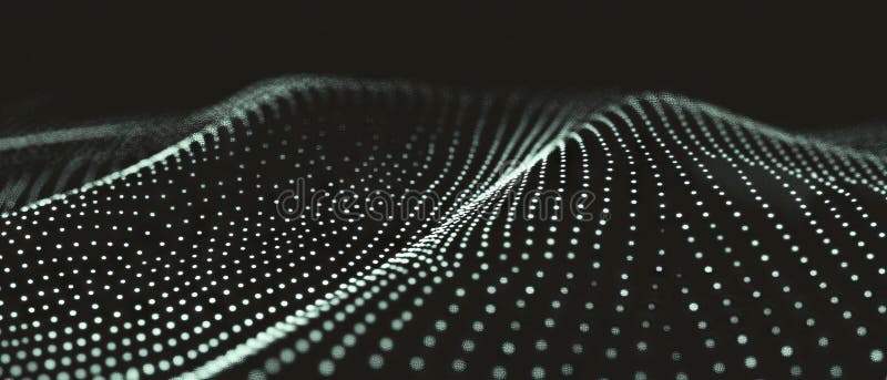 Dynamic Dot Texture Overlay with Noise Effect Against a Black ...