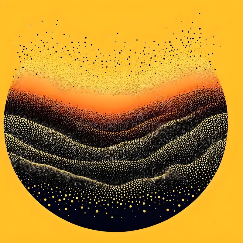 Dynamic Dots: Abstract Art Series Stock Image - Image of designs ...