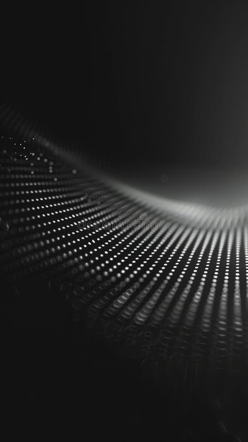 Dynamic Dotted Wave Pattern in Black and White. Perfect for Modern and ...