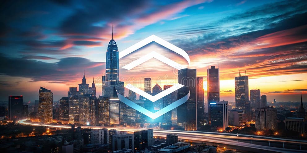 Dynamic Double Exposure Number Logo Design Abstract Modern Visual for ...