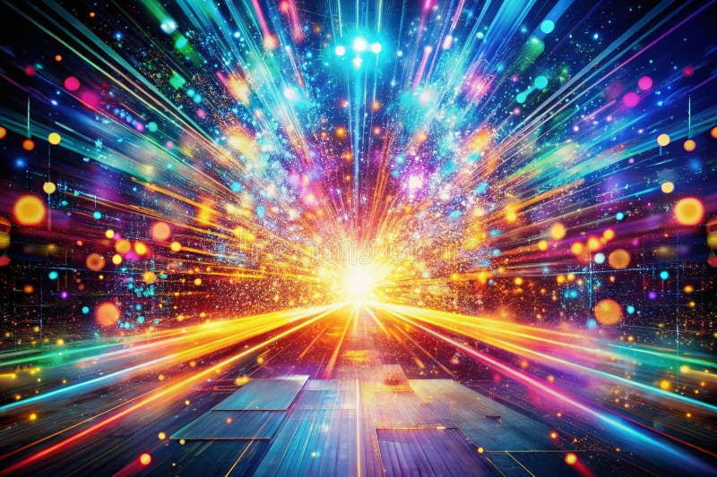 Dynamic Double Exposure a Visual Symphony of Digital Data Flow in a ...