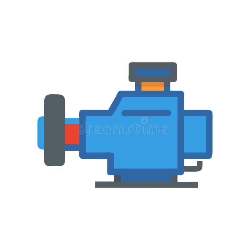 Dynamic Drain Pump Icon for Efficient Water Control Stock Illustration ...