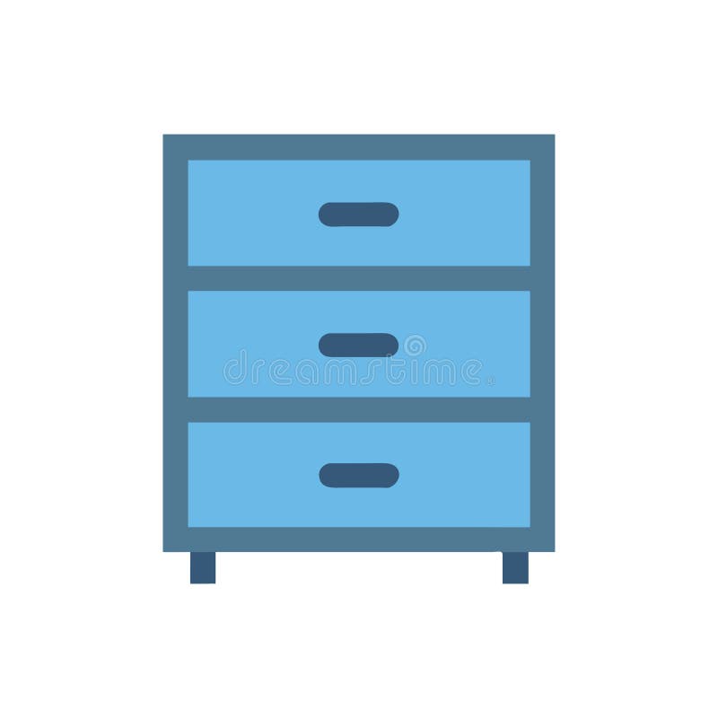 Drawer Icon, Tray Vector, Furniture, Box, Cabinet Stock Vector ...