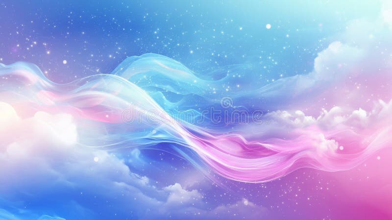 A Dynamic, Dream-inspired Sky with Clouds of Various Hues in a ...