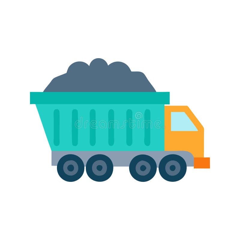Dynamic Dump Hopper Icon for Waste Collection Stock Illustration ...