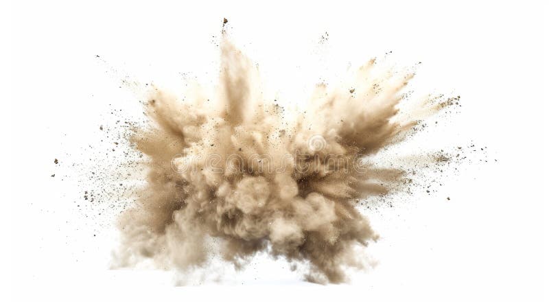 Dynamic Dust Explosion - Generative AI Stock Photo - Image of particles ...