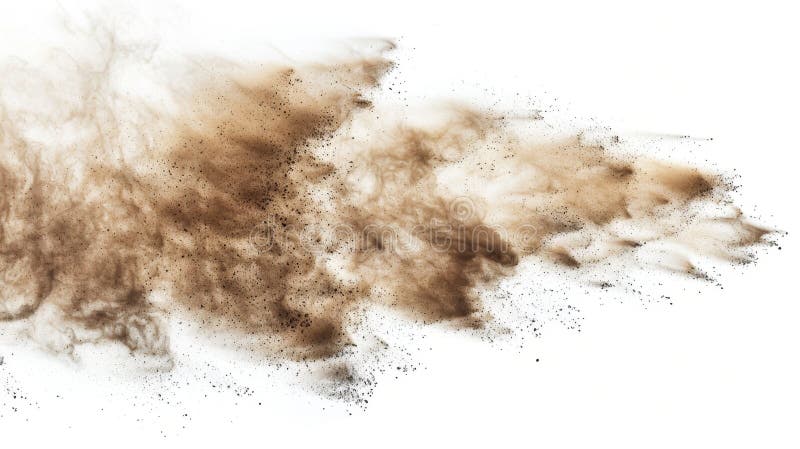 Dynamic Dust Explosion Generative AI Stock Photo - Image of creative ...