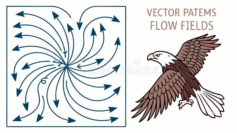 Eagle Vector Pattern Flow Field Design for Dynamic Backgrounds Vector ...