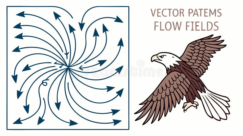 Eagle Vector Pattern Flow Field Design for Dynamic Backgrounds Vector ...