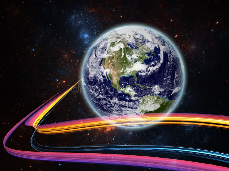 Dynamic Earth stock illustration. Illustration of space - 19887181