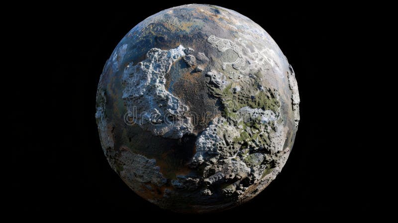 Dynamic Earth Filled with Life, Color, and Natural Landscapes. Stock ...