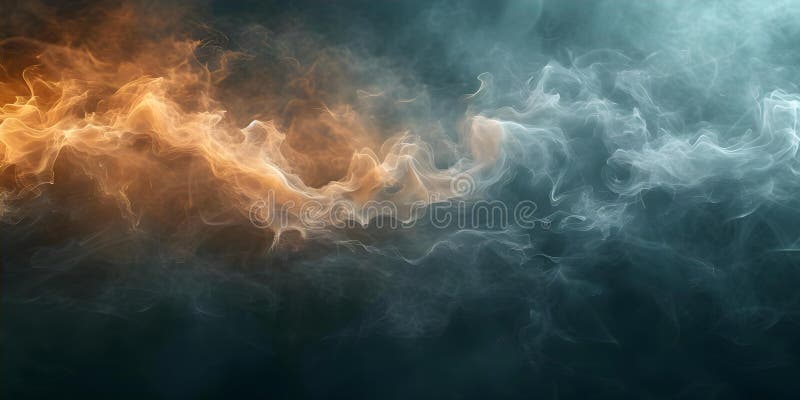 Dynamic Earth-Toned Smoke Backdrop with Abstract Flowing Lines for ...