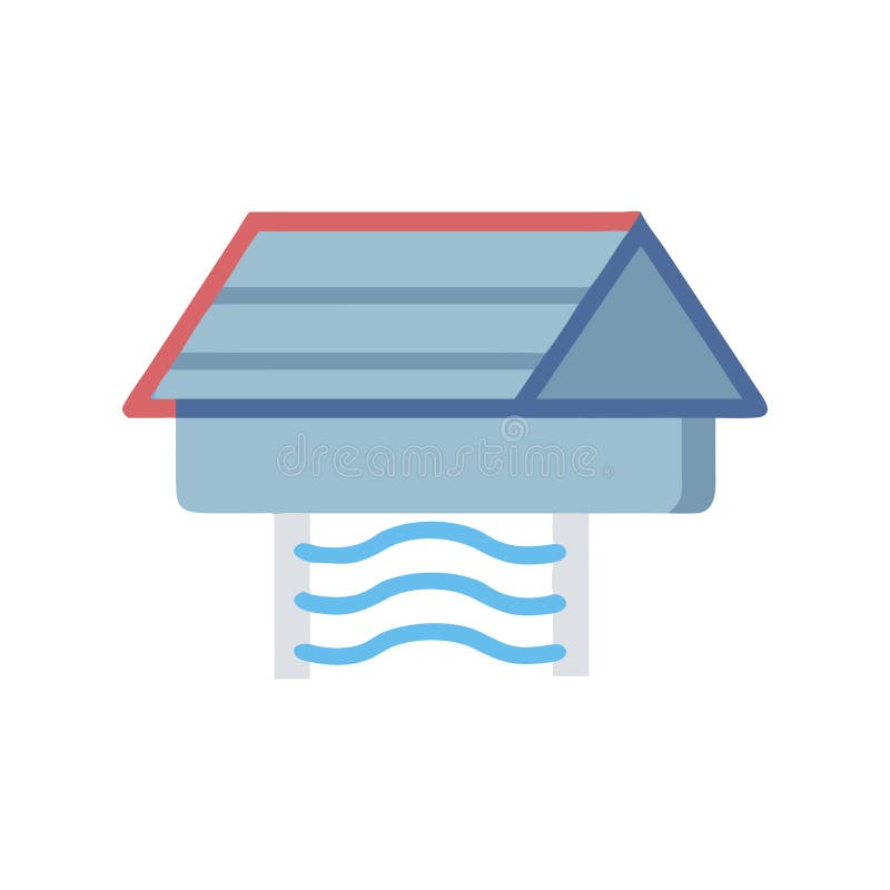 Dynamic Eave Vent Icon for Roof Ventilation Stock Vector - Illustration ...