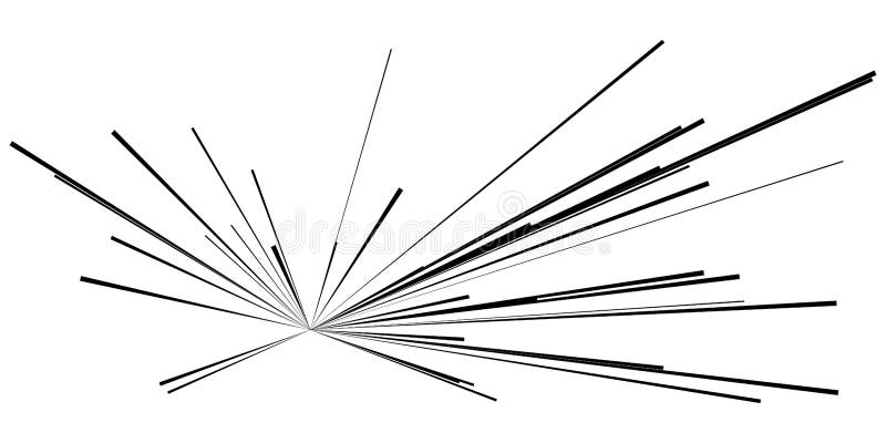 Dynamic, Eccentric Dynamic Comic Burst, Action Trail Lines. Explosion ...