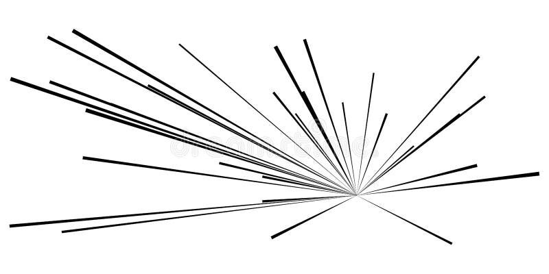 Dynamic, Eccentric Dynamic Comic Burst, Action Trail Lines. Explosion ...