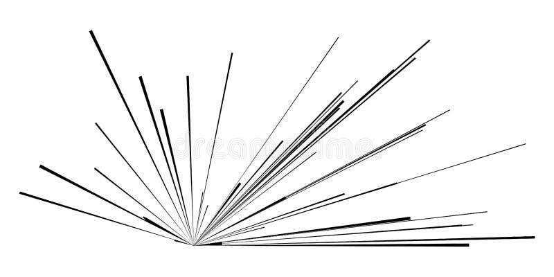 Dynamic, Eccentric Dynamic Comic Burst, Action Trail Lines. Explosion ...