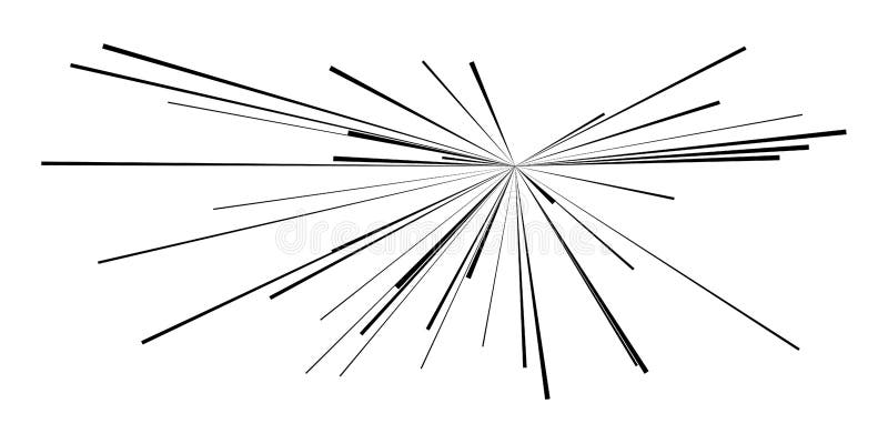 Dynamic, Eccentric Dynamic Comic Burst, Action Trail Lines. Explosion ...