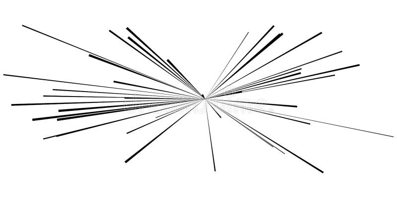 Dynamic, Eccentric Dynamic Comic Burst, Action Trail Lines. Explosion ...