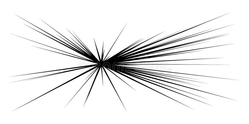 Dynamic, Eccentric Dynamic Comic Burst, Action Trail Lines. Explosion ...