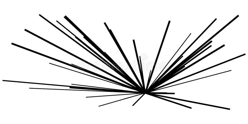 Dynamic, Eccentric Dynamic Comic Burst, Action Trail Lines. Explosion ...