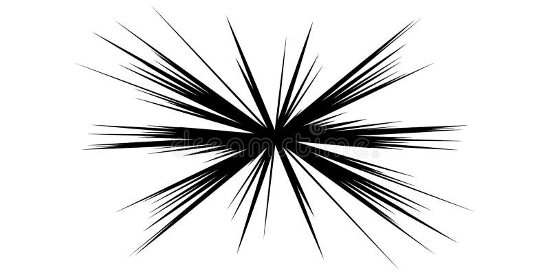 Dynamic, Eccentric Dynamic Comic Burst, Action Trail Lines. Explosion ...