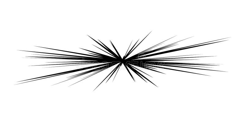 Dynamic, Eccentric Dynamic Comic Burst, Action Trail Lines. Explosion ...