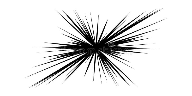 Dynamic, Eccentric Dynamic Comic Burst, Action Trail Lines. Explosion ...