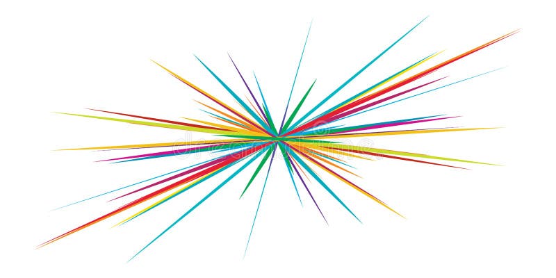 Dynamic, Eccentric Dynamic Comic Burst, Action Trail Lines. Explosion ...