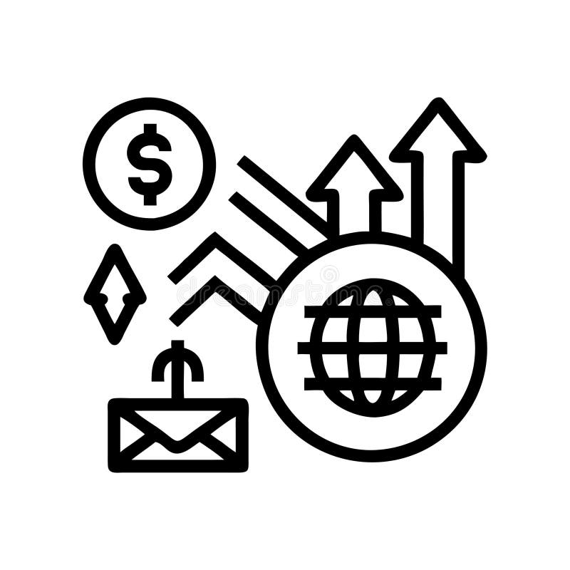 Dynamic Economic Diversification Icon Stock Vector - Illustration of ...