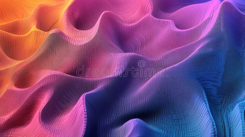 Dynamic Economic Flows Abstract Background with Vibrant Gradient ...