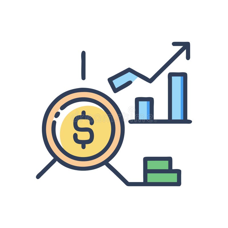 Dynamic Economic Impact Analysis Icon Stock Vector - Illustration of ...