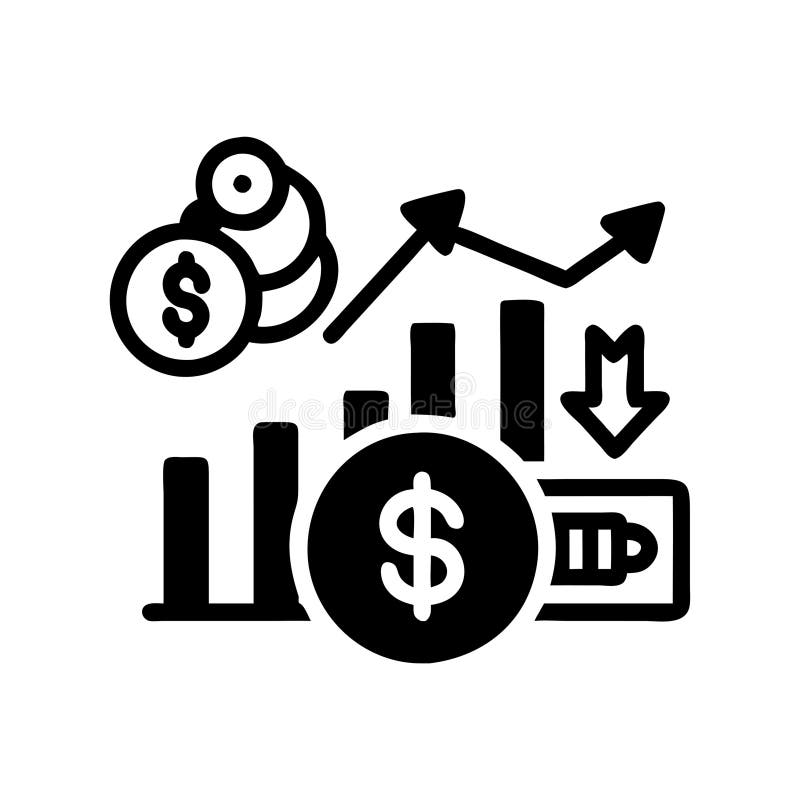 Dynamic Economic Impact Icon Stock Vector - Illustration of design ...