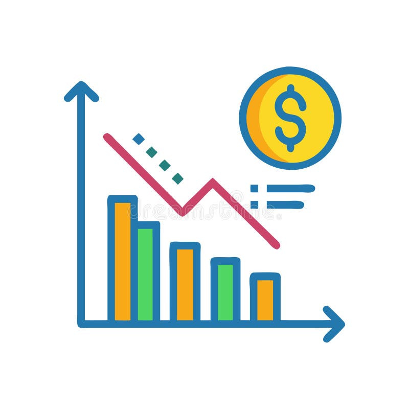 Dynamic Economic Impact Metrics Icon Stock Vector - Illustration of ...