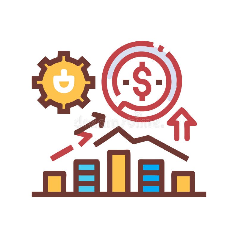 Dynamic Economic Resilience Icon Stock Vector - Illustration of design ...