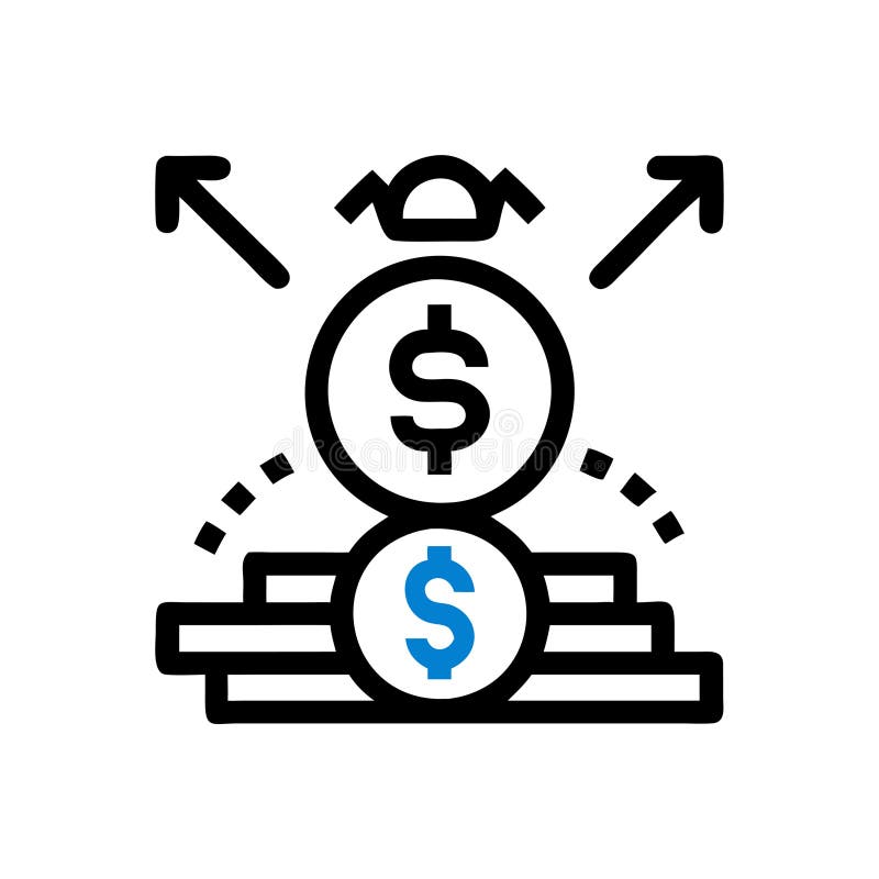 Dynamic Economic Stability Icon Stock Vector - Illustration of ...