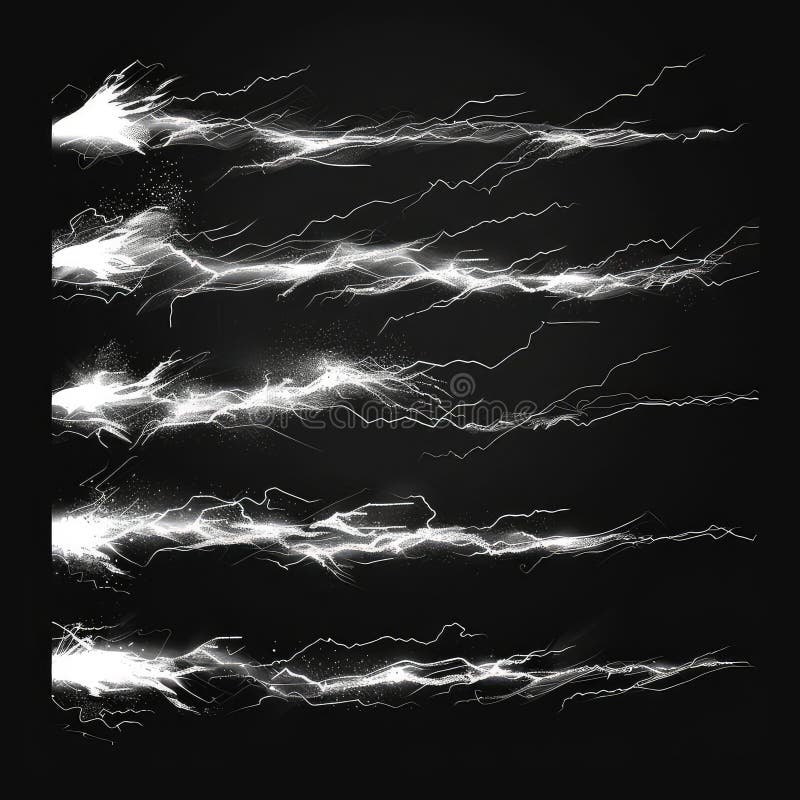 Dynamic Electric Animation Sprite Sheet Stock Image - Image of visual ...