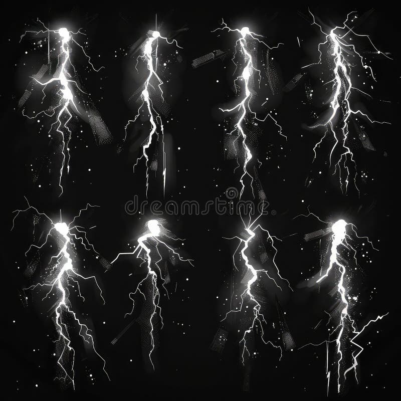 Dynamic Electric Animation Sprite Sheet Stock Photo - Image of projects ...