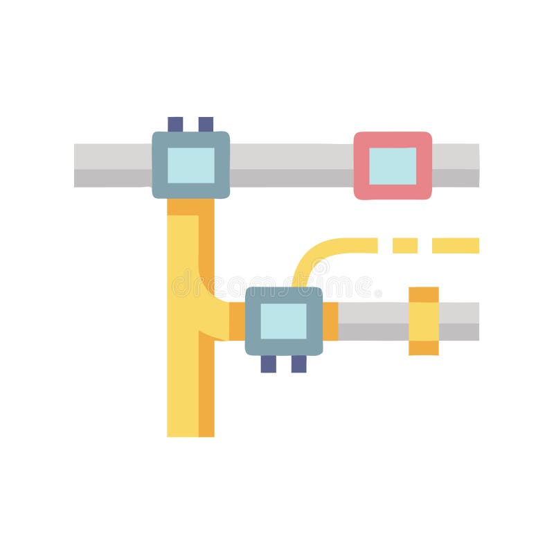 Dynamic Electrical Conduit Icon for Installation Efficiency Stock ...