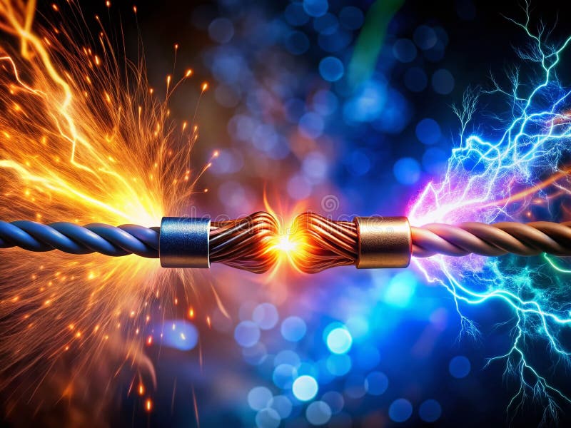 Dynamic Electrical Spark between Insulated Copper Wires a Visual ...