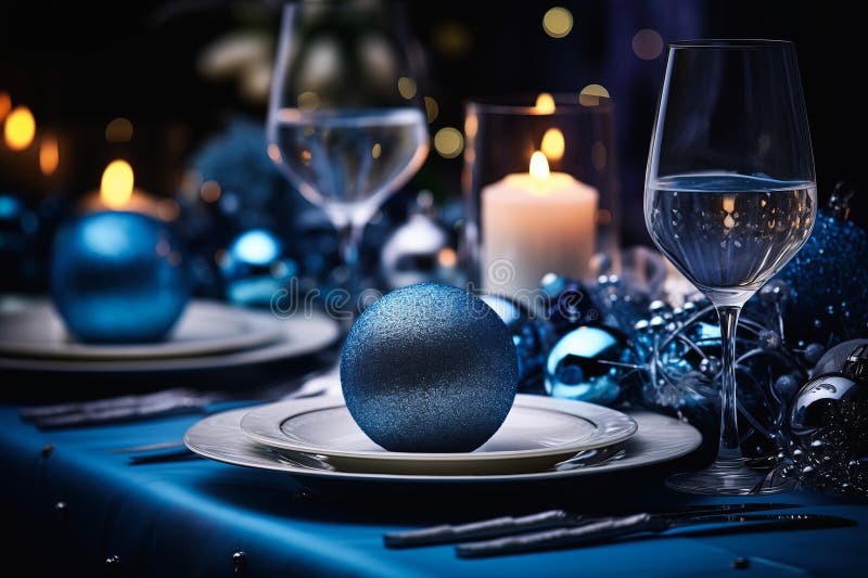 Dynamic Elegance: a Modern Blue Ballroom Soiree with a Stiff Nec Stock ...