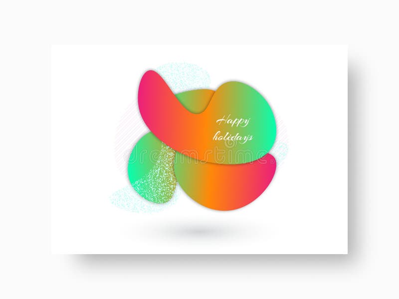 Dynamic Elements on a Rectangular Backdrop Stock Vector - Illustration ...