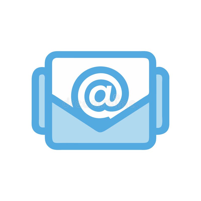 Dynamic Email Icon for Effective Communication Stock Illustration ...