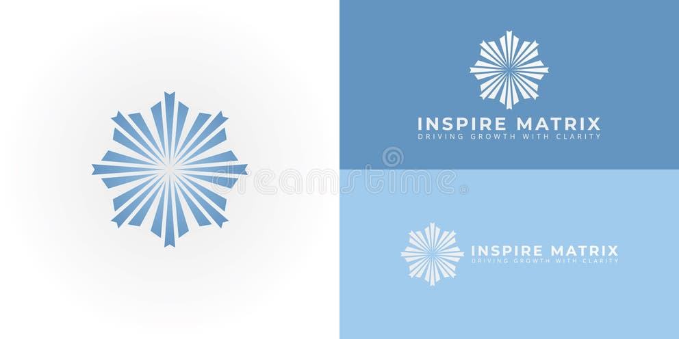 The Dynamic Emblem Features a Central Point with Radiating Sharp ...