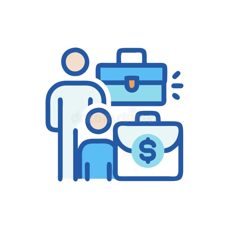 Dynamic Employment Icon for Career Development Stock Photo ...