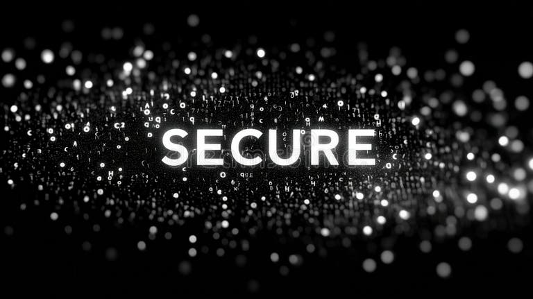 Dynamic Encryption Concept Showcasing Random Letters and Numbers with ...