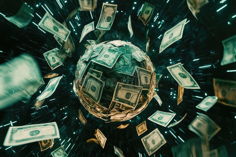 A Dynamic and Energetic Visualization of Currency in Motion, Featuring ...