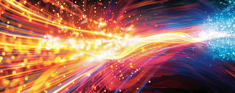 A Dynamic Energy Background Showcasing a Blend of Bright, Colorful ...