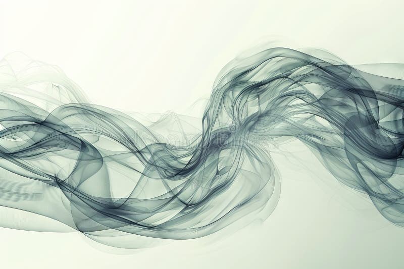 Dynamic Energy Concept with Swirling Patterns Stock Illustration ...