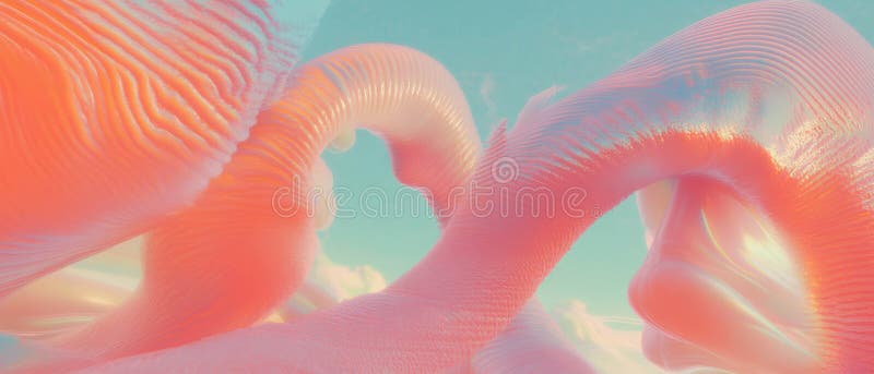 Dynamic Energy Flows through Vibrant 3D Swirling Vortexes in Bright ...