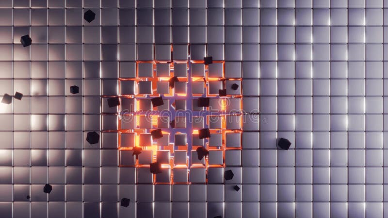 Dynamic Energy Pulse Across Intricate Grid Patterns and Structures ...